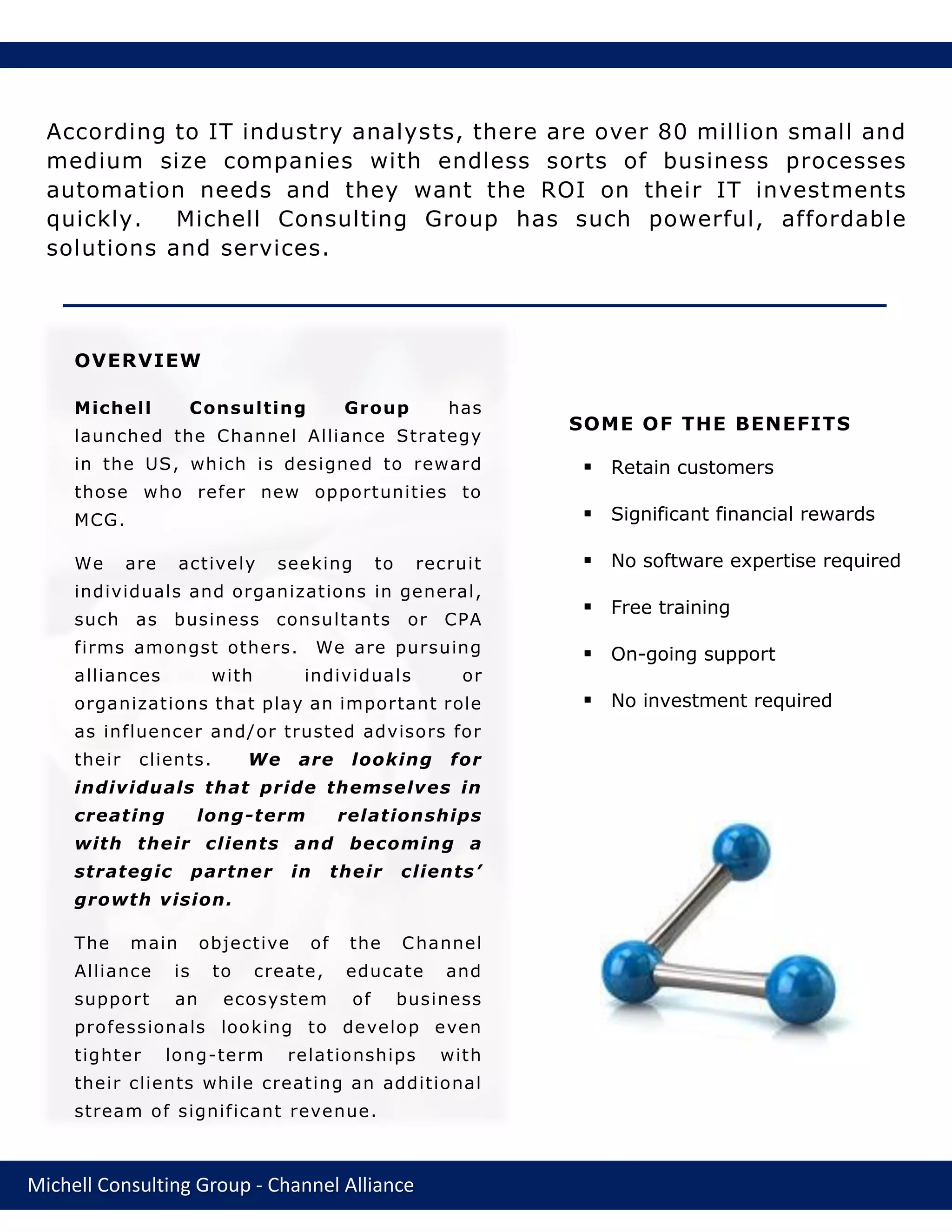 Channel Alliance Brochure | PDF