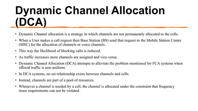 Channel Allocation.pptx | Computer Networking | Computing