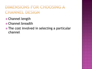 Channel and distribution system | PPT