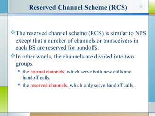 Channel assignment strategies | PPT
