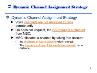 Channel assignment strategies | PPT