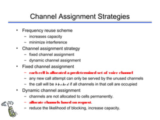 Channel assignment strategies | PPT