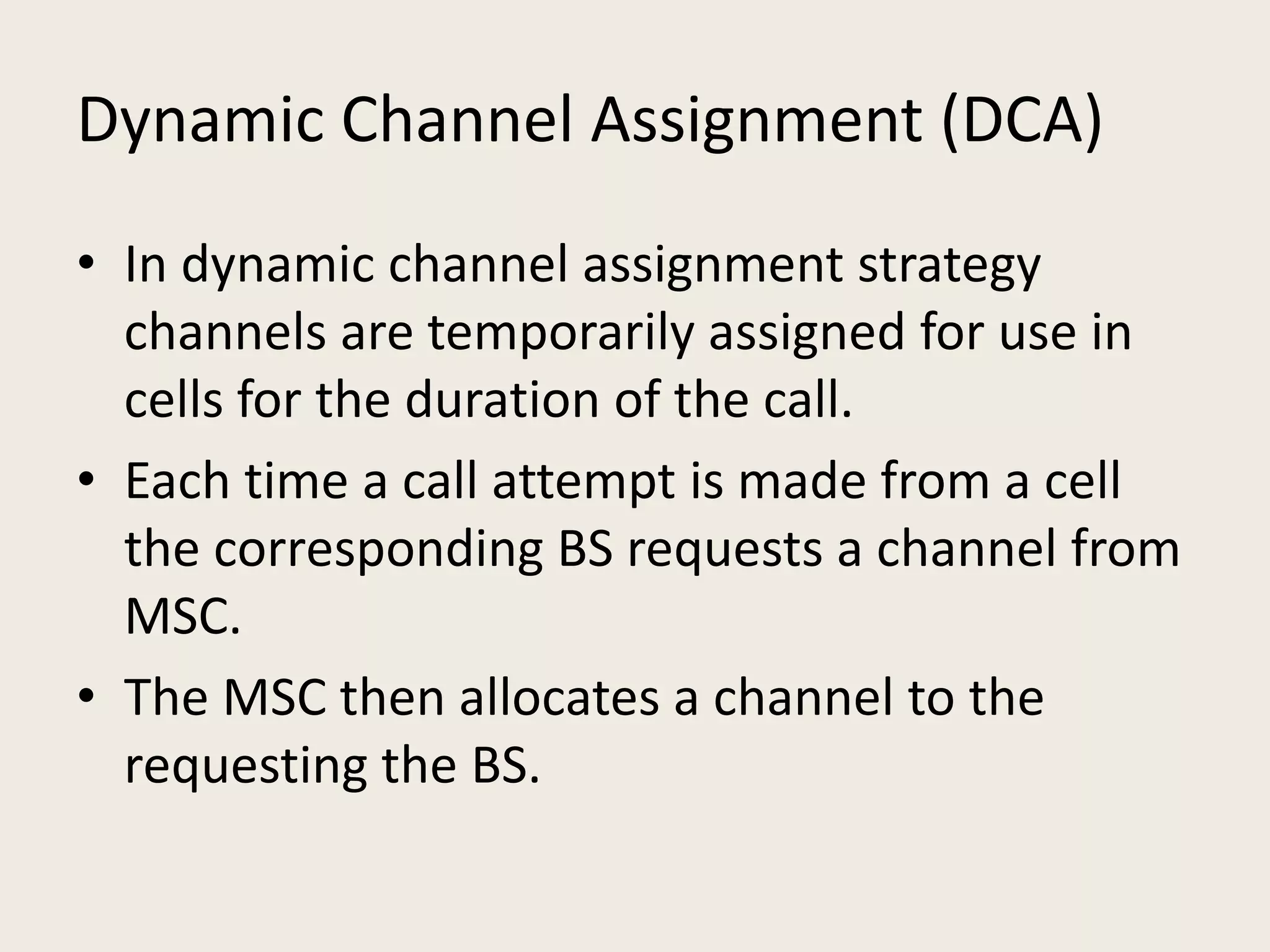 Channel assignment strategies | PPTX