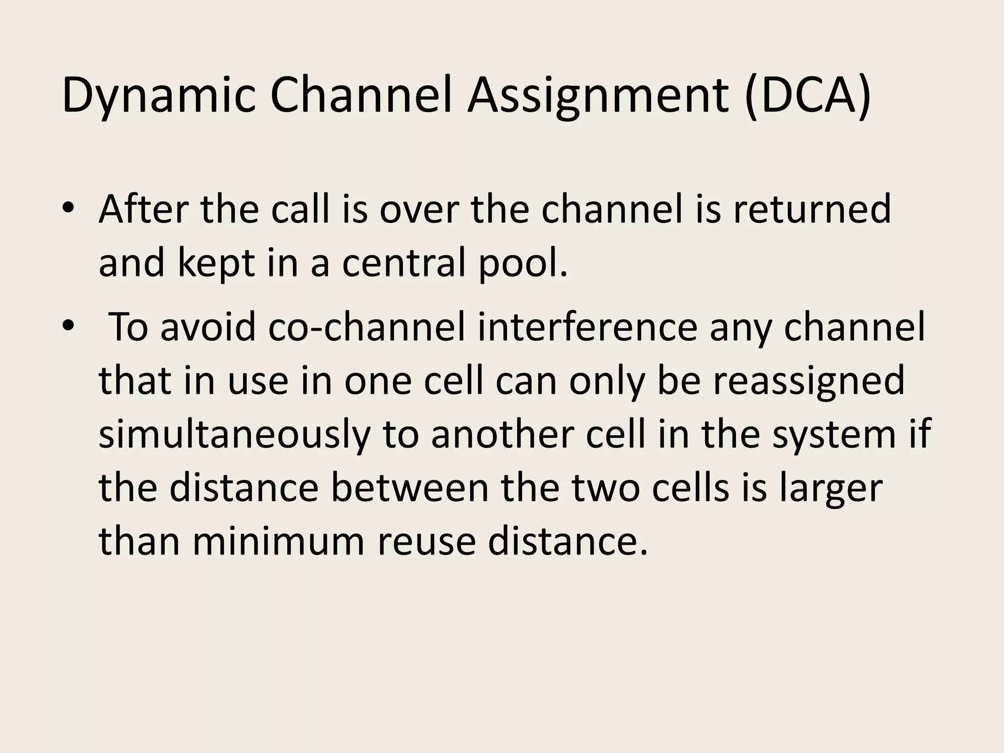Channel assignment strategies | PPTX