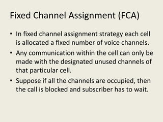 Channel assignment strategies | PPTX