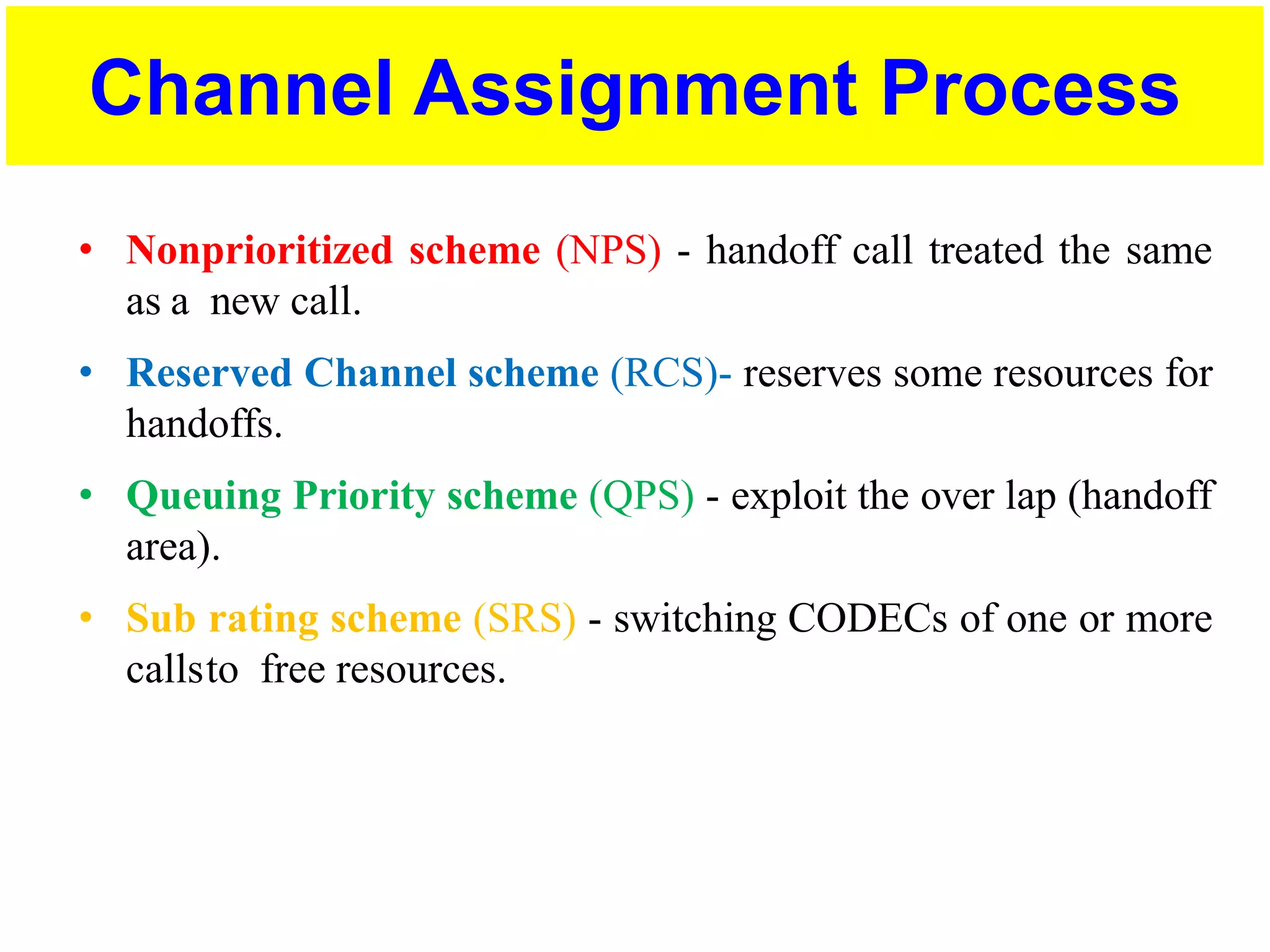 Channel assignment strategies | PDF