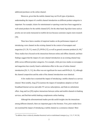Channel capabilities, product characteristics, and impacts of mobile channel introduction | PDF ...