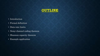 Channel capacity | PPTX