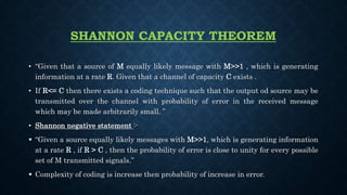 Channel capacity | PPTX