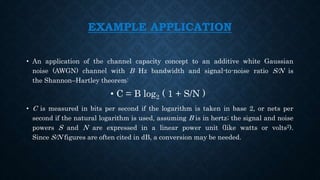 Channel capacity | PPTX