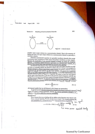 Channel capacity and coding in communication engineering | PDF | Real Estate Renting and Leasing ...