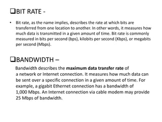 Channel capacity | PPTX | Computer Networking | Computing
