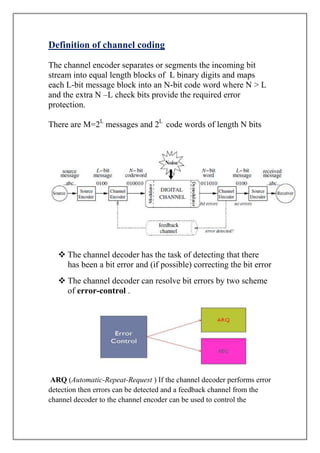 Channel coding | DOCX