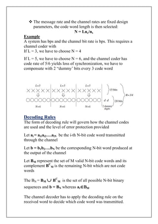 Channel coding | DOCX