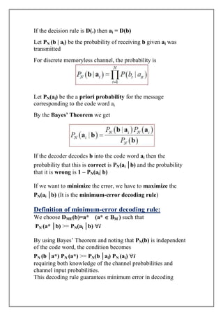 Channel coding | DOCX