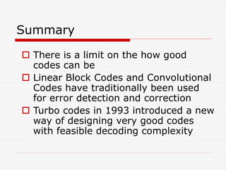Channel Coding.ppt | Programming Languages | Computing