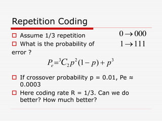 Channel Coding.ppt | Programming Languages | Computing