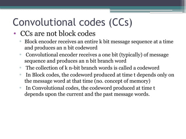 channel coding- Convolutional Codes.pptx