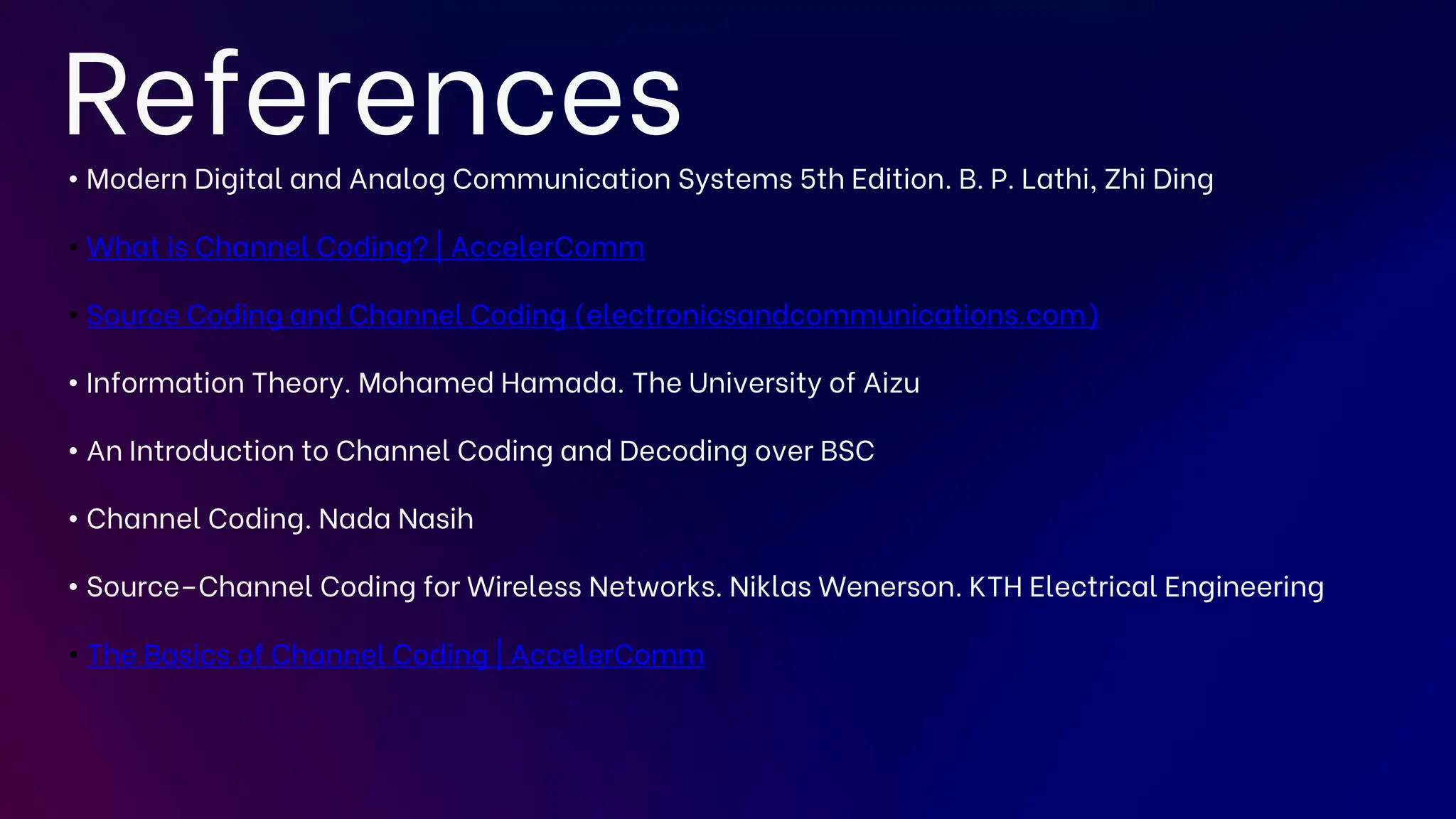 Introduction to Channel Coding & Decoding | PPTX