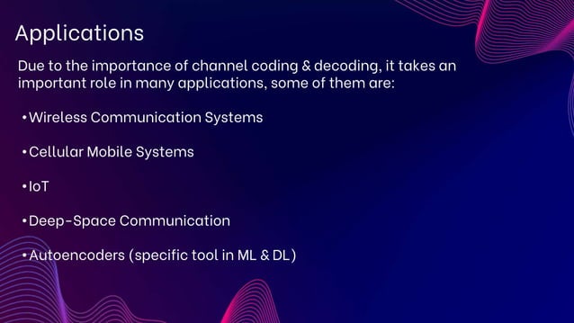 Introduction to Channel Coding & Decoding | PPTX