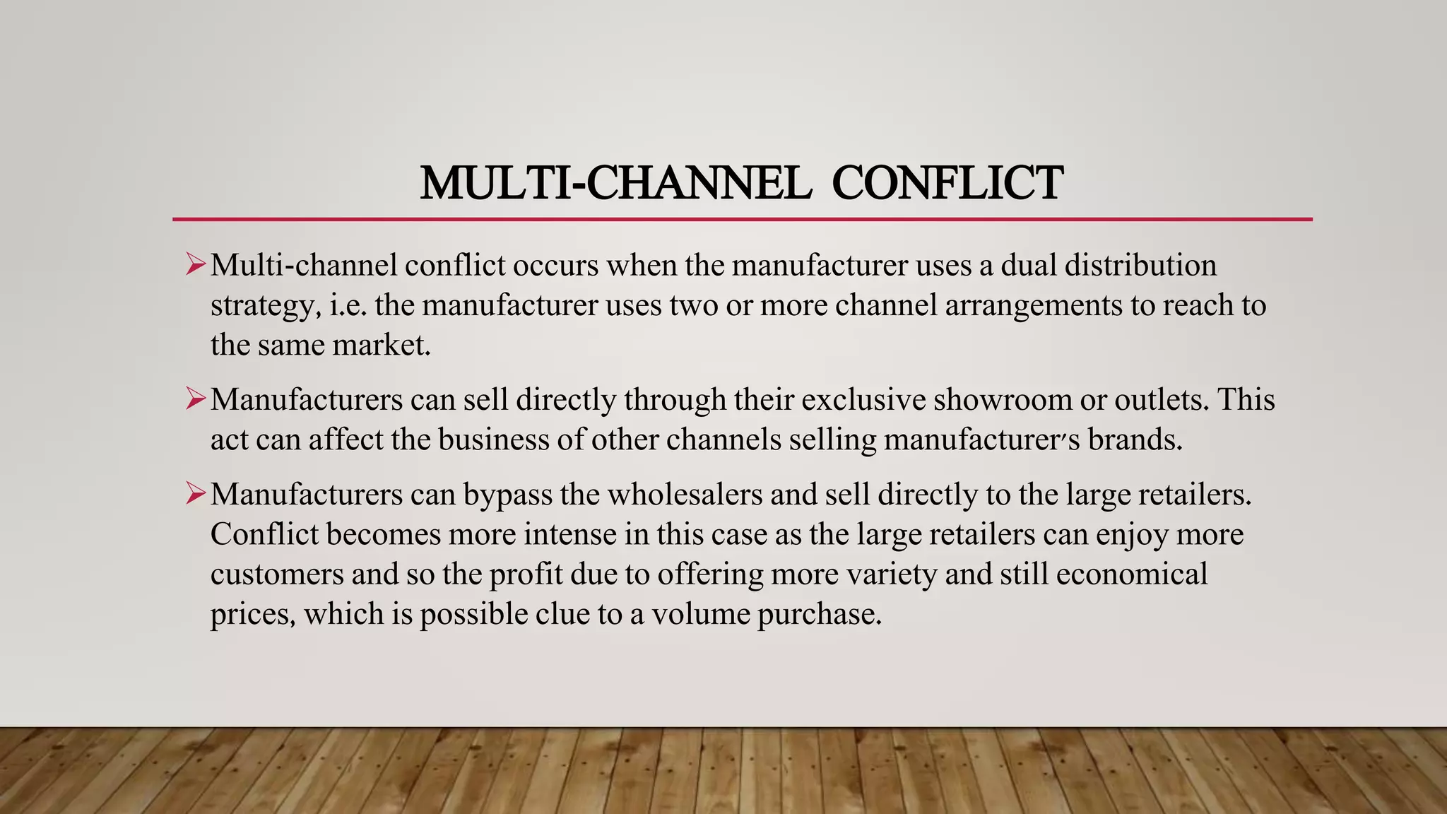 Channel conflict | PPTX