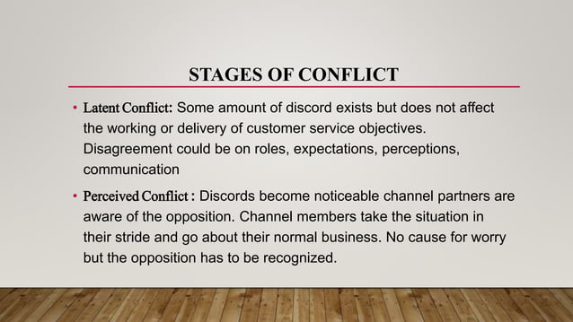 Channel conflict | PPTX