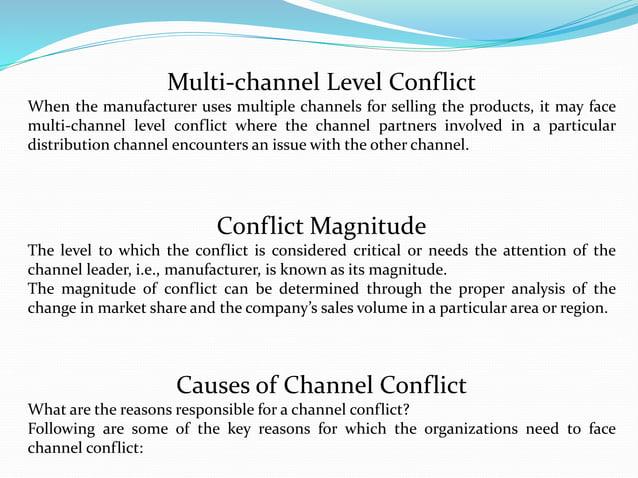 Channel conflict | PPTX