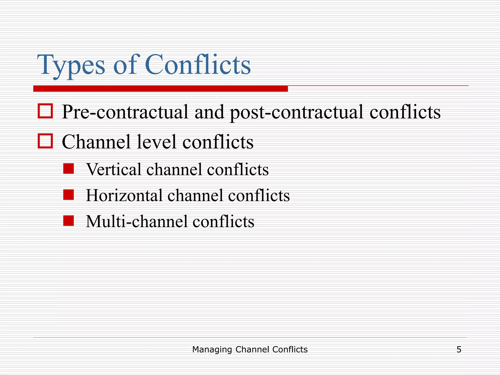 Channel Conflict.ppt