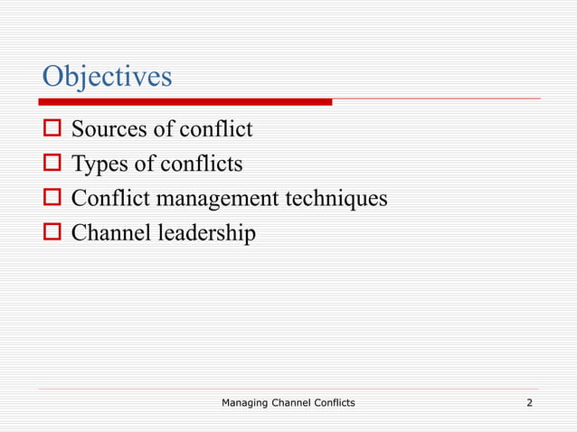Channel Conflict.ppt