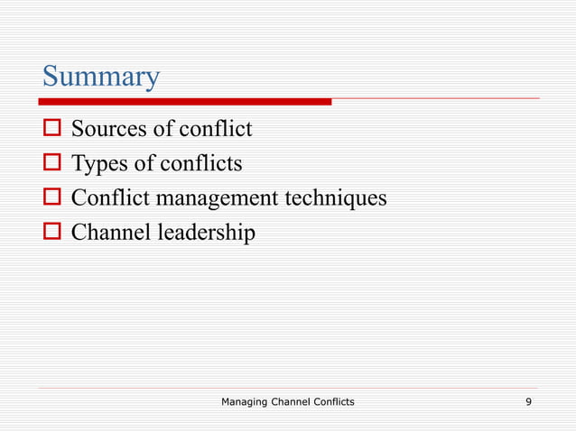 Channel Conflict.ppt