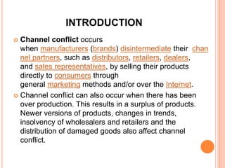 Channel conflict in e commerce | PPTX