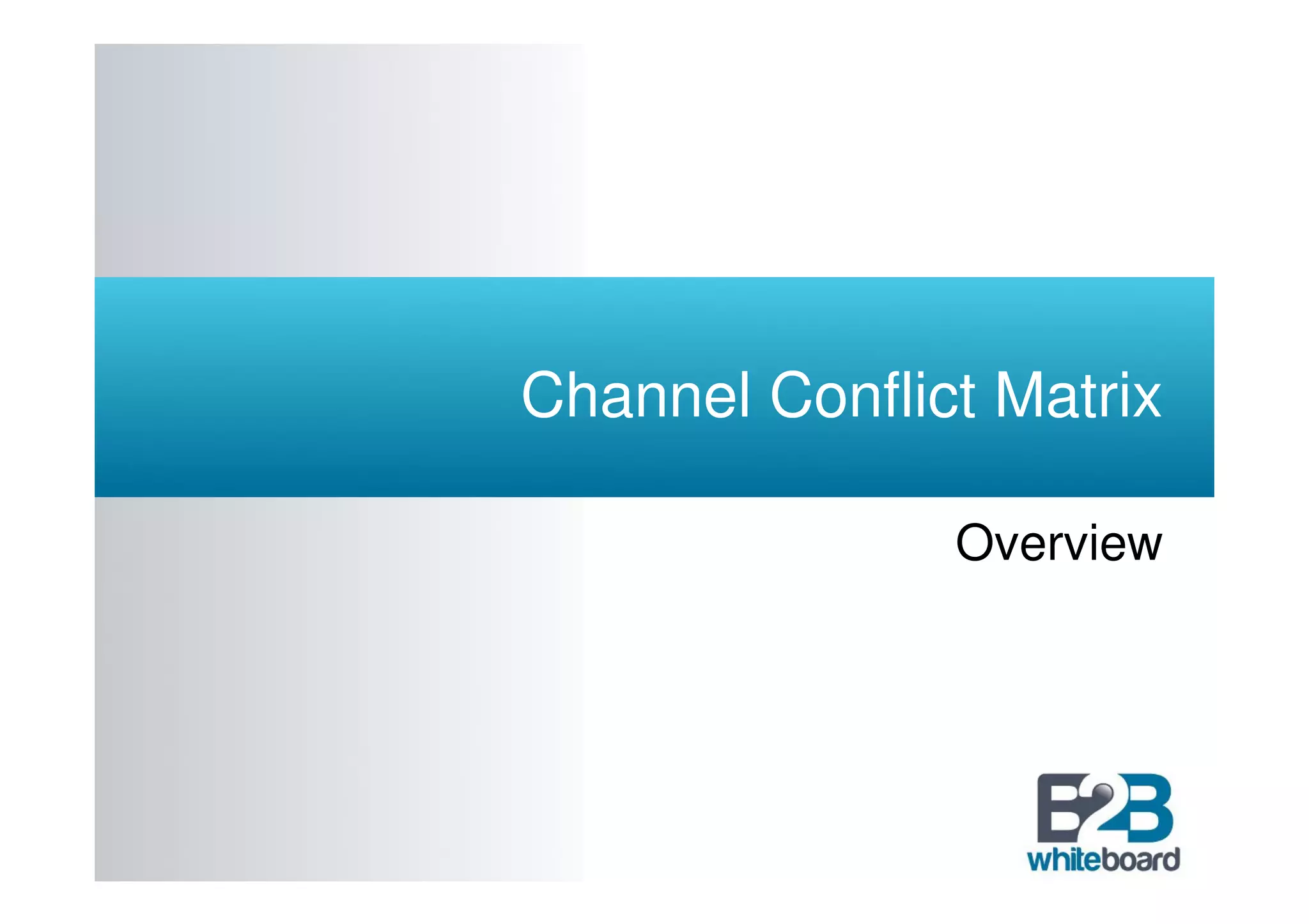 Channel Conflict Matrix | PDF