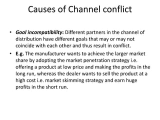 Channel conflicts | PPT | Sales | Business