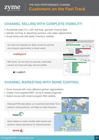 Zyme's Channel Data Management Solutions for Enterprise Networking | PDF
