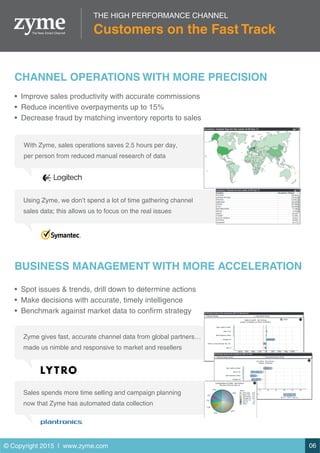 Zyme's Channel Data Management Solutions for Enterprise Networking | PDF