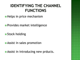 Channel design and modification decisions | PPTX