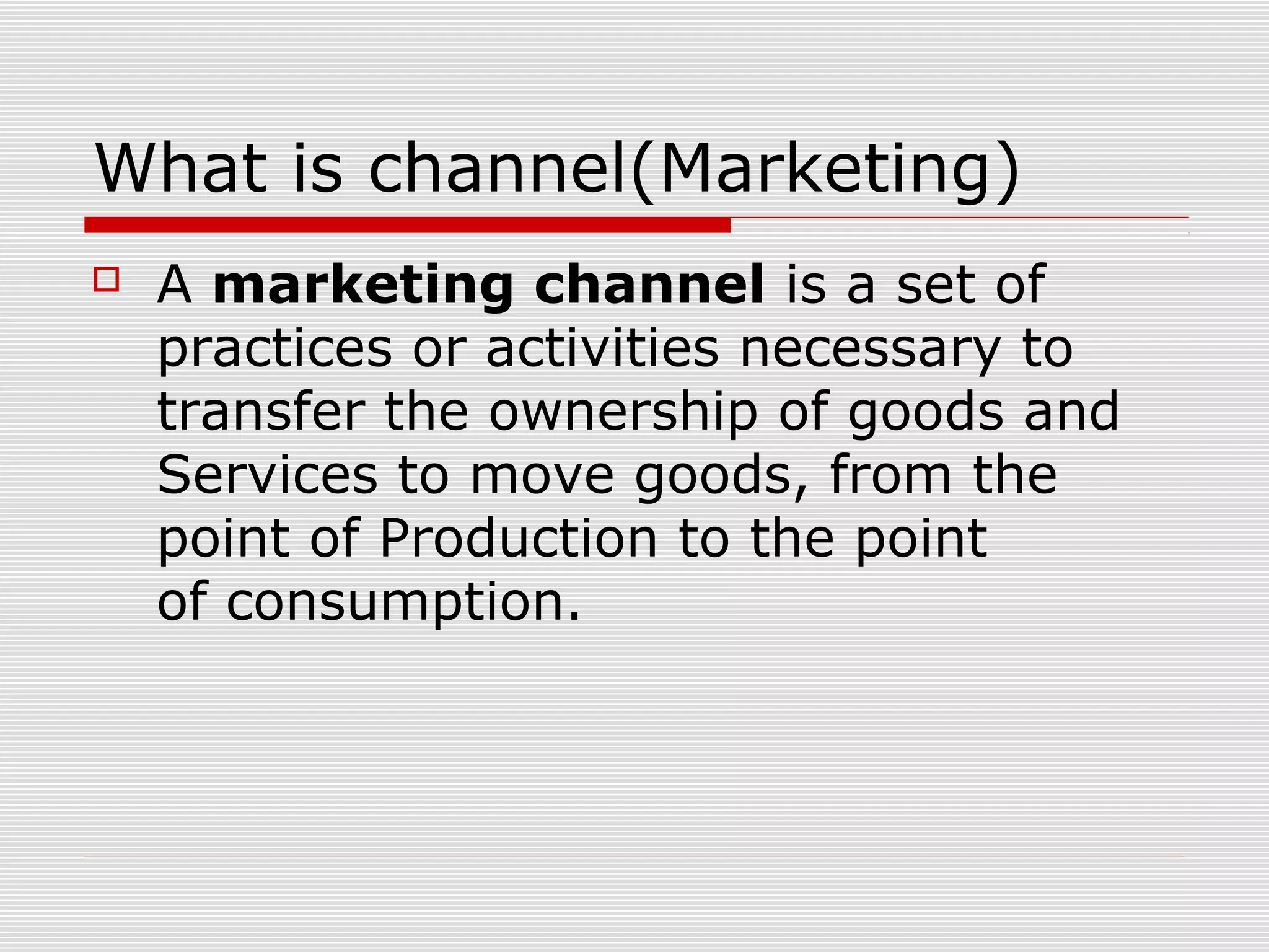 Channel differentiation & image differentiation | PPT