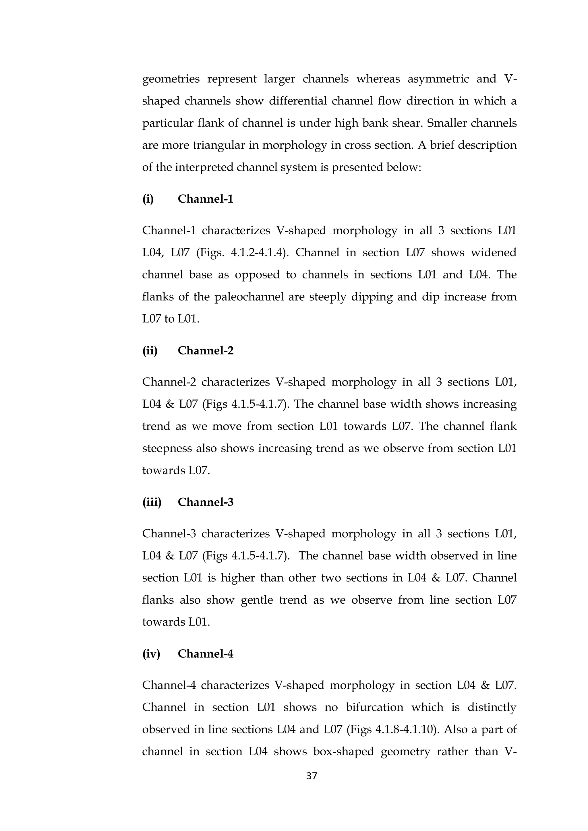 Channel dimensions & Paleodischarge estimates Palk Bay | PDF