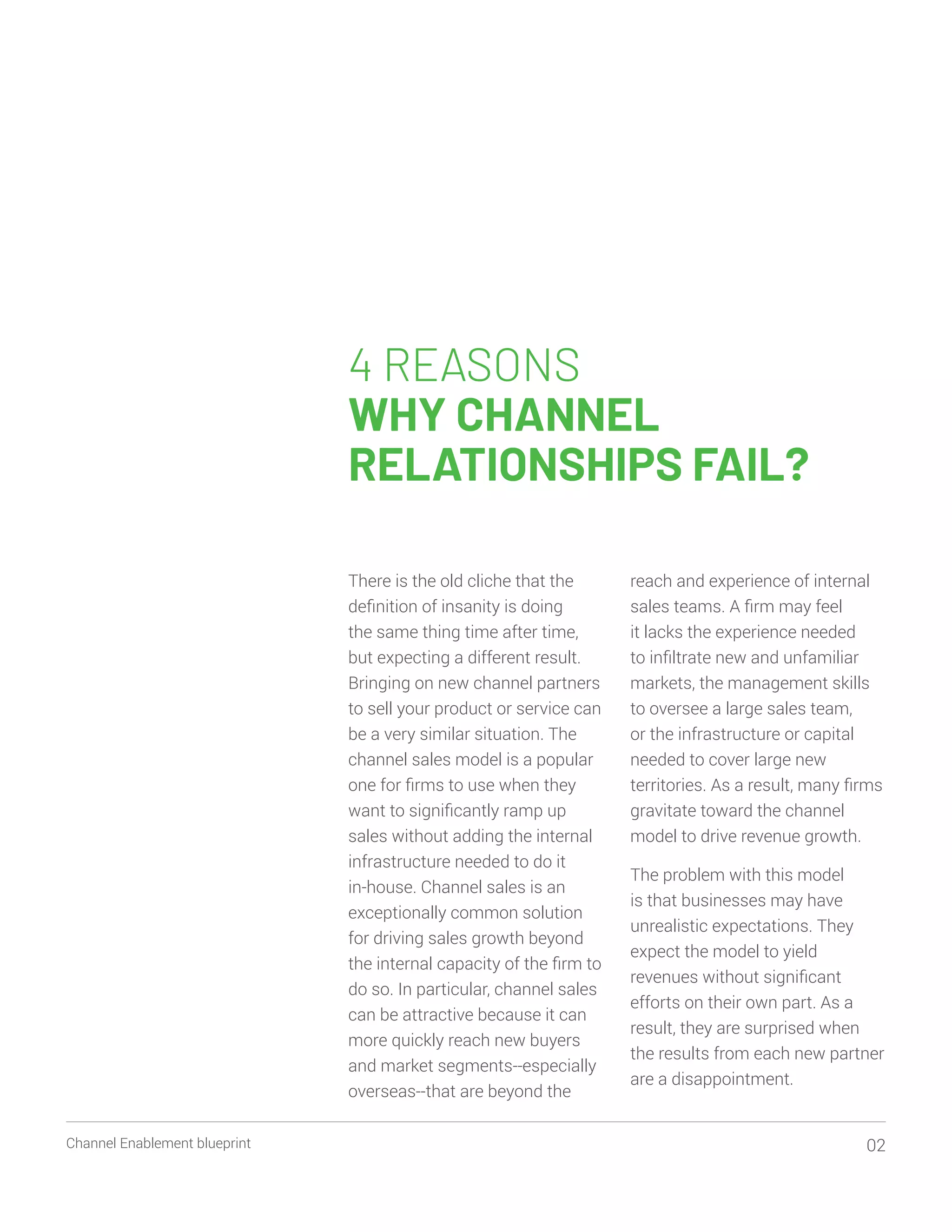Channel Enablement Blueprint | PDF