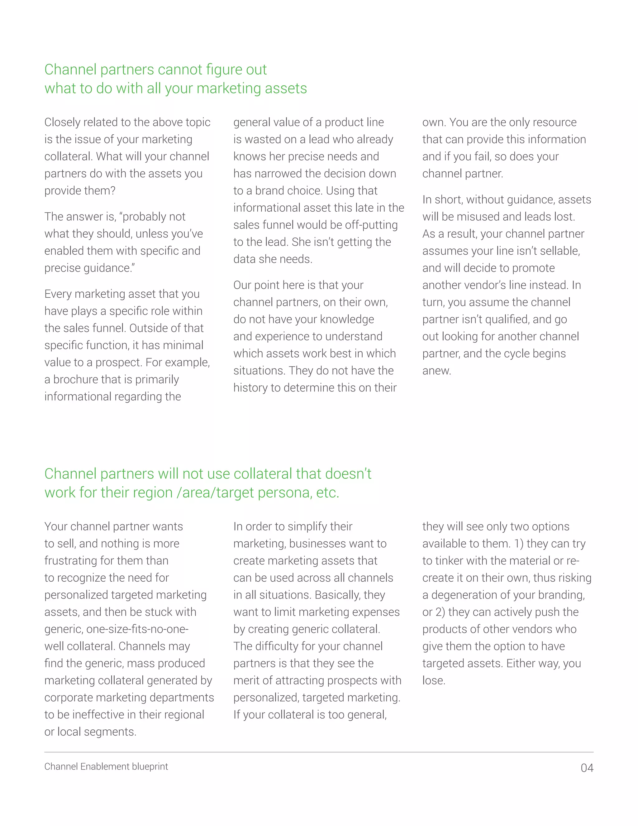 Channel Enablement Blueprint | PDF