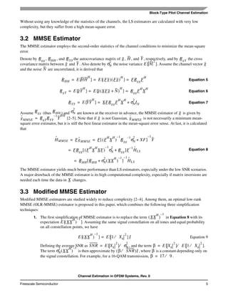 Channel estimation | PDF
