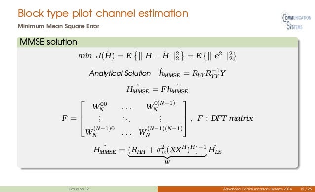 Short survey for Channel estimation using OFDM systems