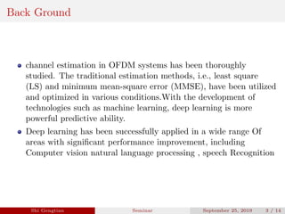 Channel estmation presentation | PDF