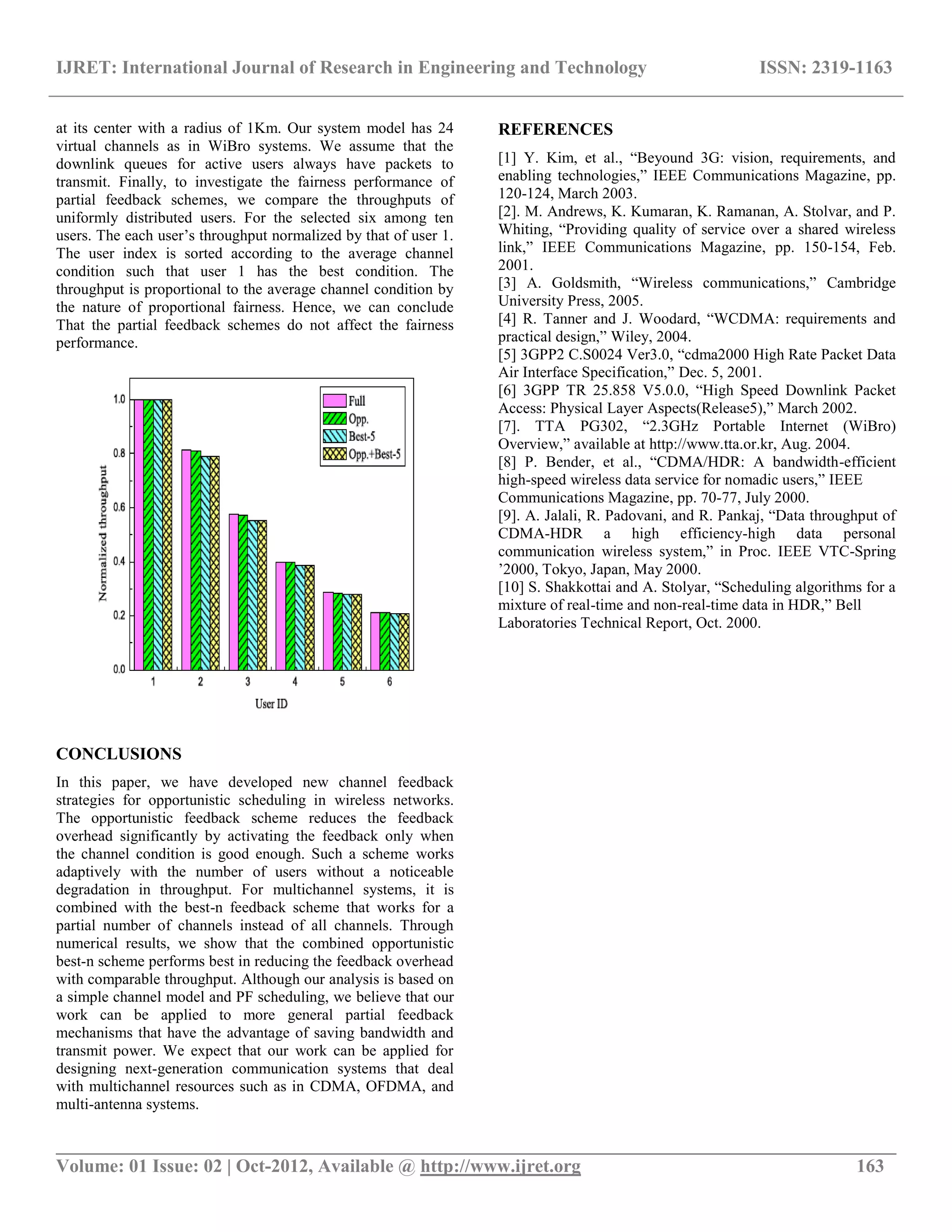Channel feedback scheduling for wireless communications | PDF | Computer Networking | Computing