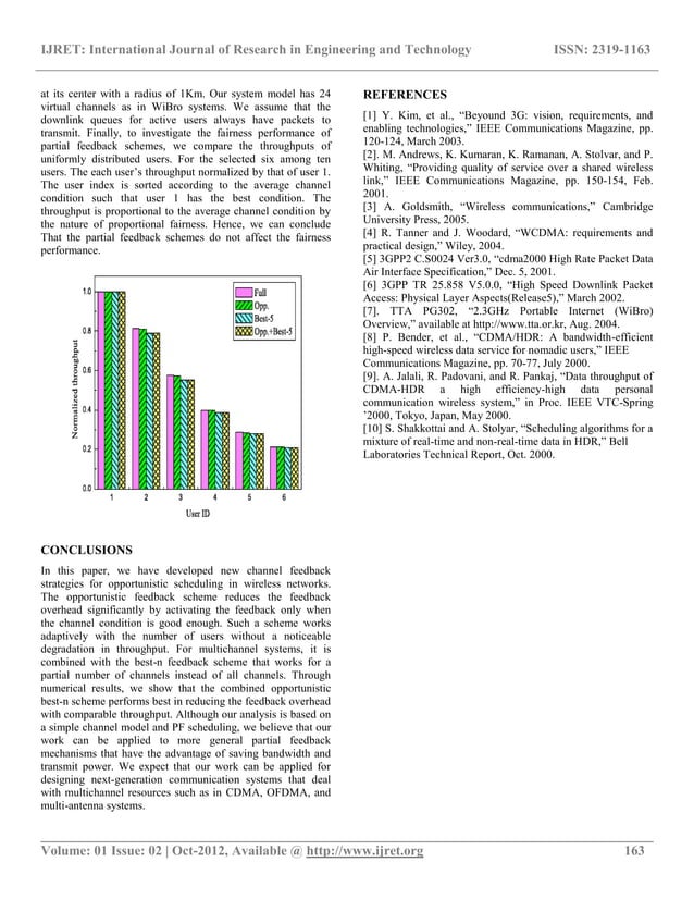 Channel feedback scheduling for wireless communications | PDF | Computer Networking | Computing