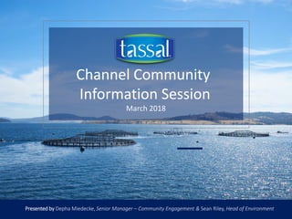 Channel March 2019: Community Information Session | PDF | Agriculture ...