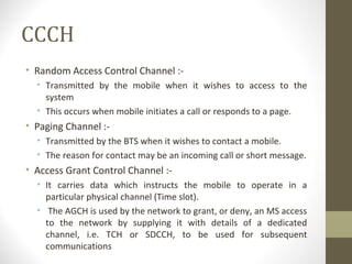 GSM channels | PPT
