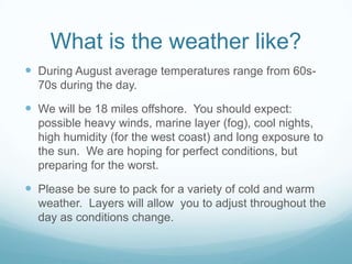 Channel Islands Pre-Trip Powerpoint | PPTX