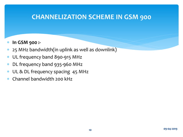 Channelization scheme in AMPS & GSM | PPTX | Computer Networking | Computing