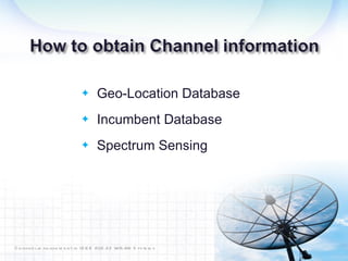 Channel Management in IEEE 802.22 WRAN Systems | PPT | Computer Networking | Computing